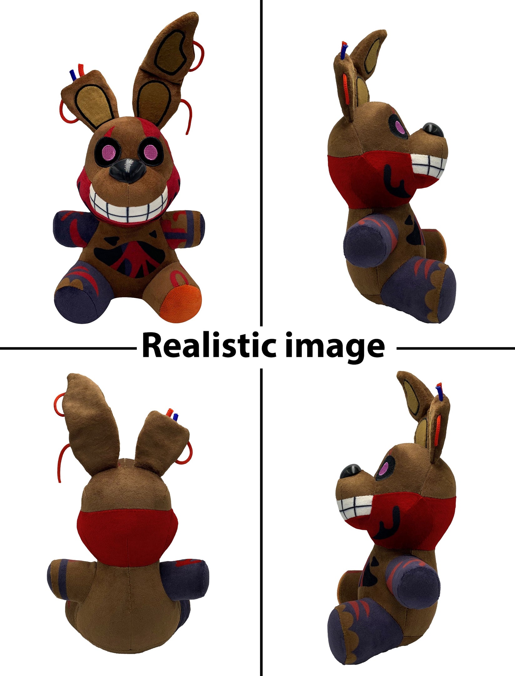 VNKVTL Burntrap Plush Birthday Gift For Kids, Spring Trap Plush With S