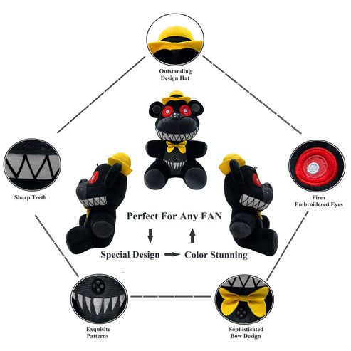 VNKVTL: Nightmare Plush - Valentines Day - Bear Stuffed Animal | Night