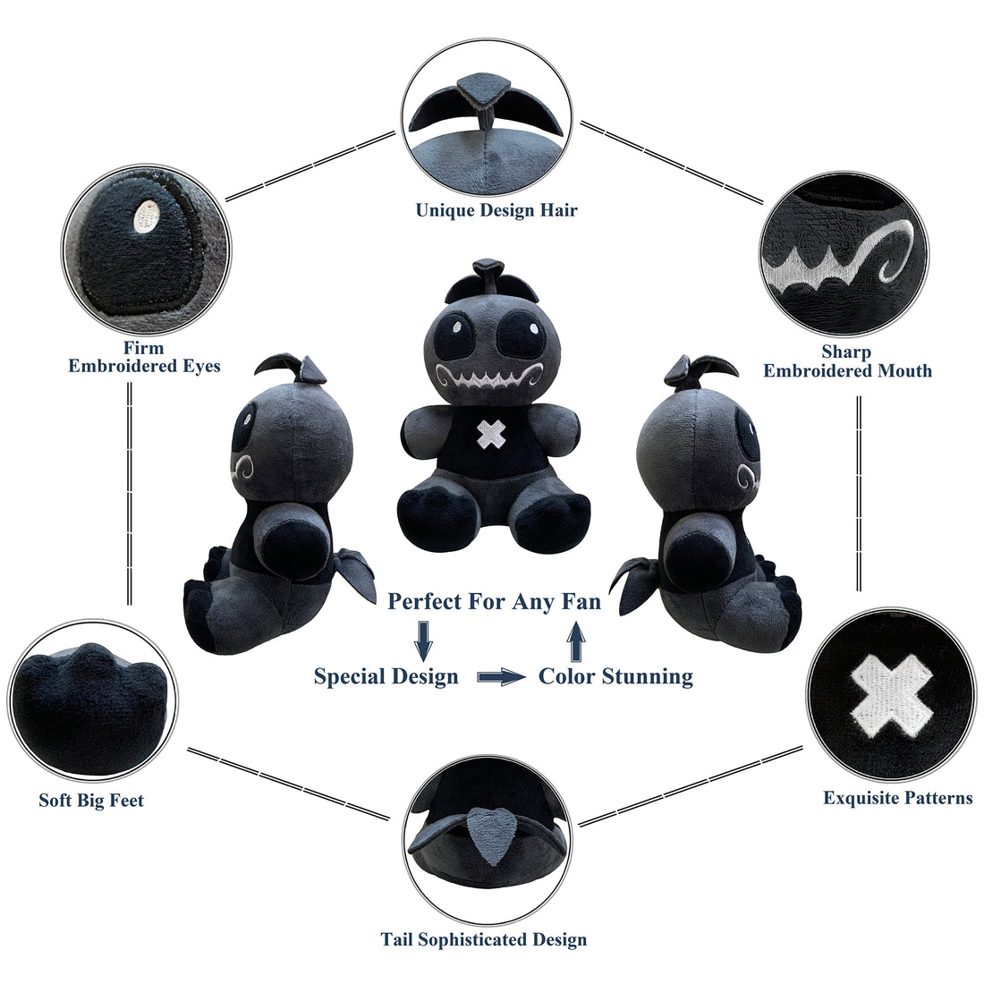 VNKVTL: LIMITED Shadow Chica Plush - Chica Plushie - Valentines Day St