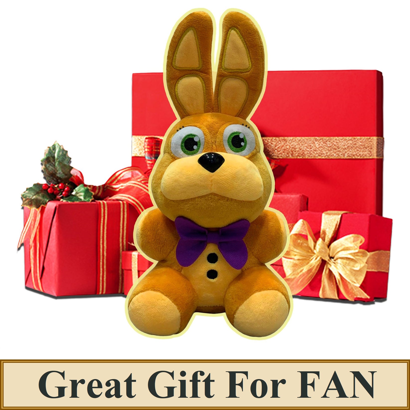 VNKVTL: Spring Bonnie Plush - Valentines Day Stuffed Animals for Kids